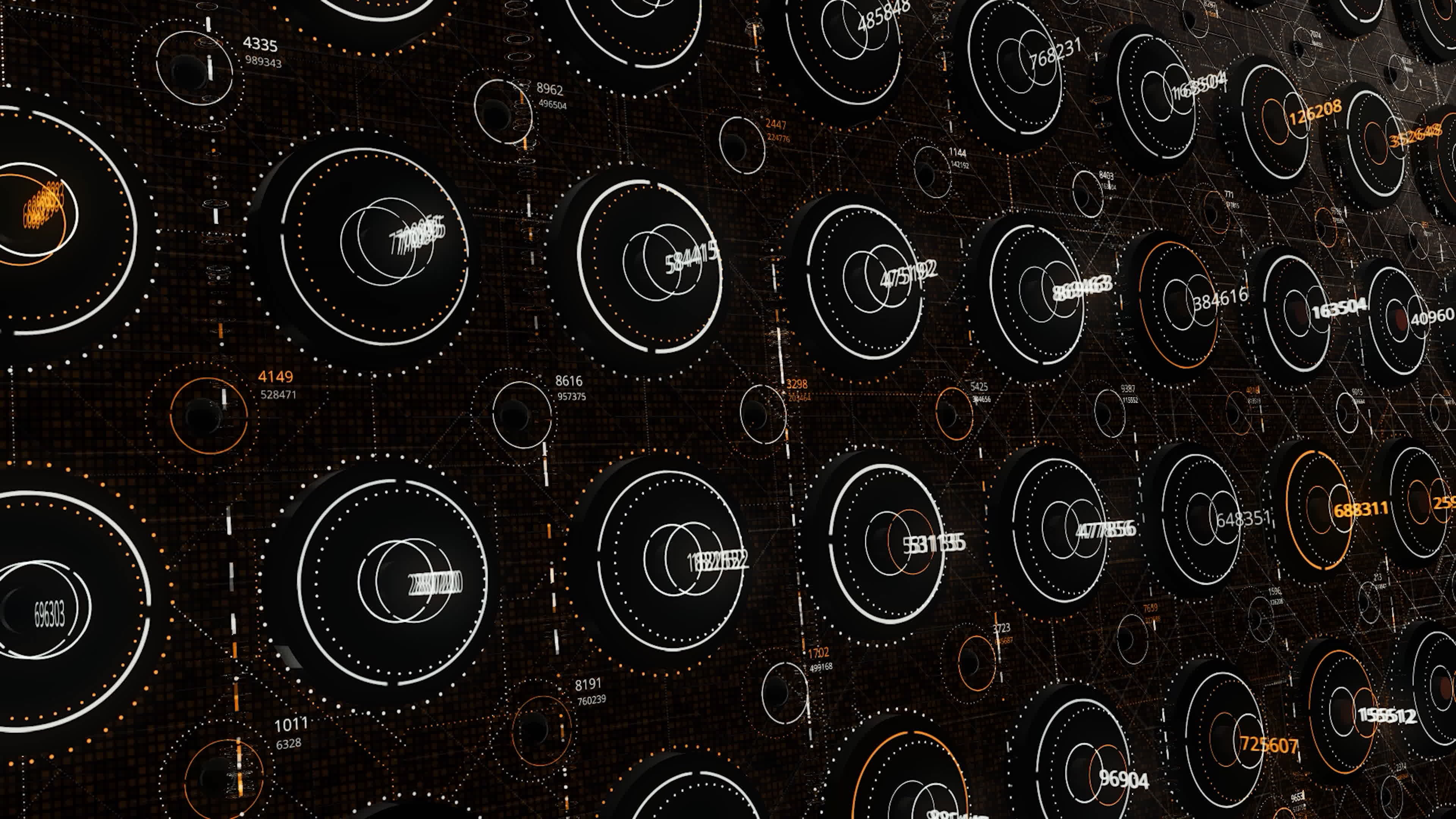 Computer Network Design Digital Data Transmitted At High Speed Seamless Loop Animation Rows