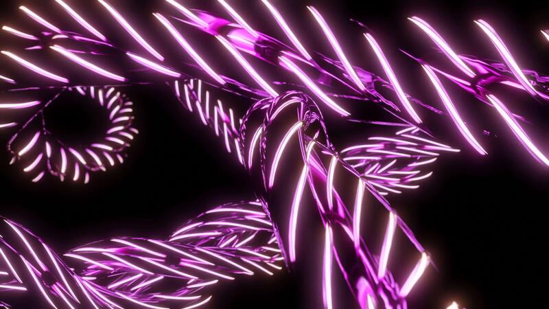 Tangling Neon Purple Ropes Design Concept Of Internet Connection 42324086 Stock Video At Vecteezy