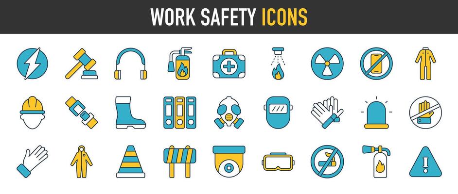 Safety Icon Set Vector Art Icons And Graphics For Free Download