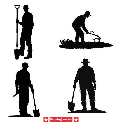 Farming Silhouette Vector Art, Icons, and Graphics for Free Download