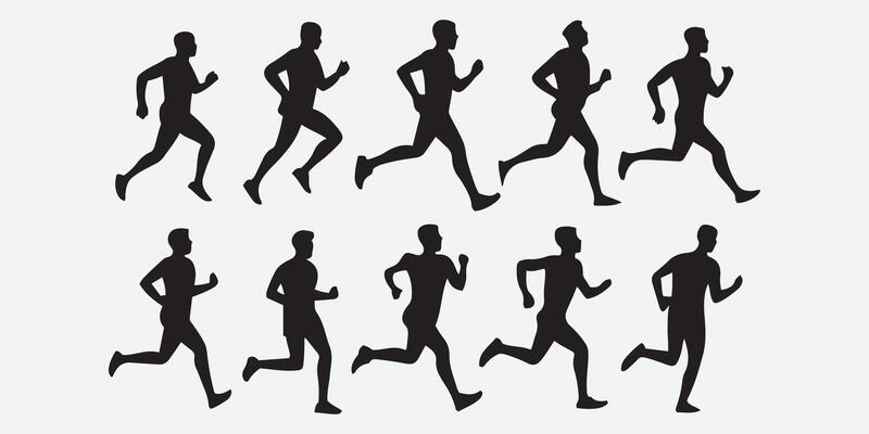 Run Pattern Vector Art, Icons, and Graphics for Free Download