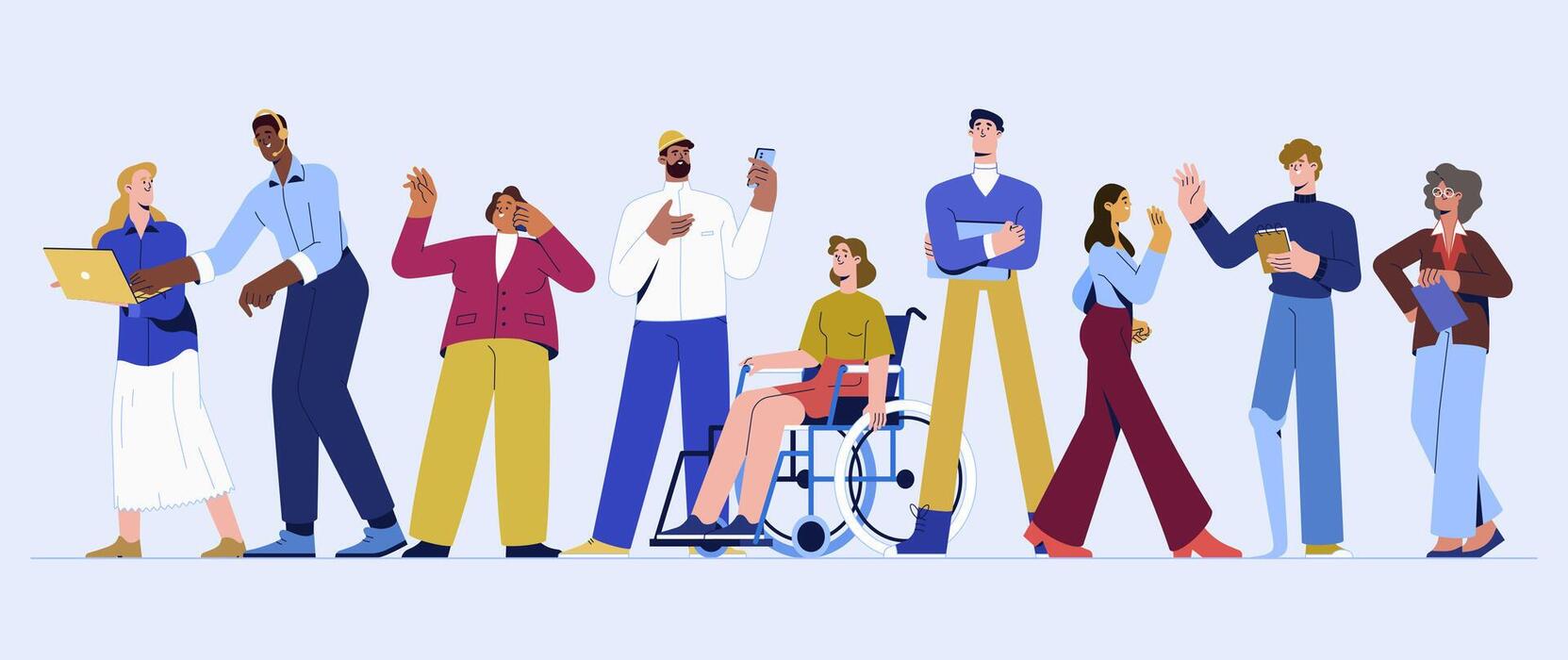 Diversity And Inclusion Vector Art, Icons, and Graphics for Free Download