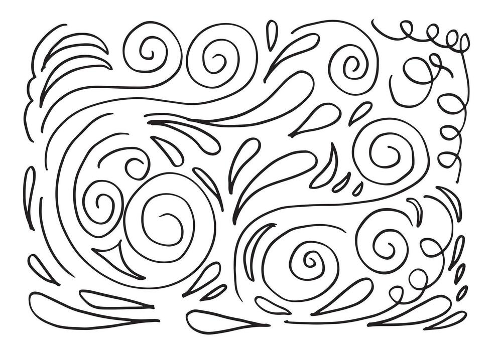 Doodle Swirl Vector Art, Icons, and Graphics for Free Download