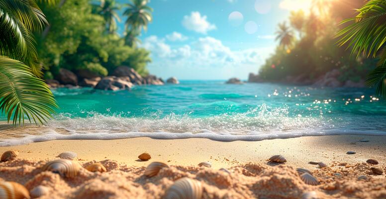 Tropical Summer Beach Stock Photos Images and Backgrounds for Free Download