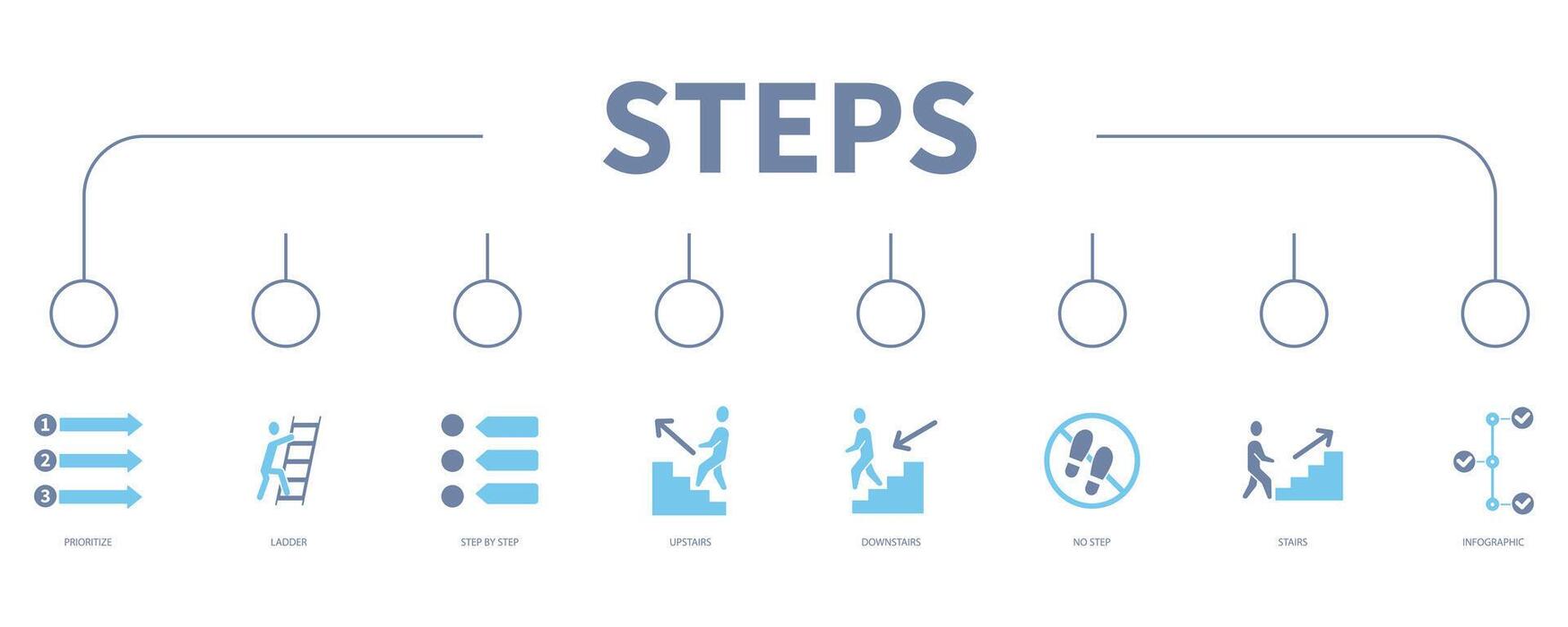 7 Steps Vector Art, Icons, and Graphics for Free Download