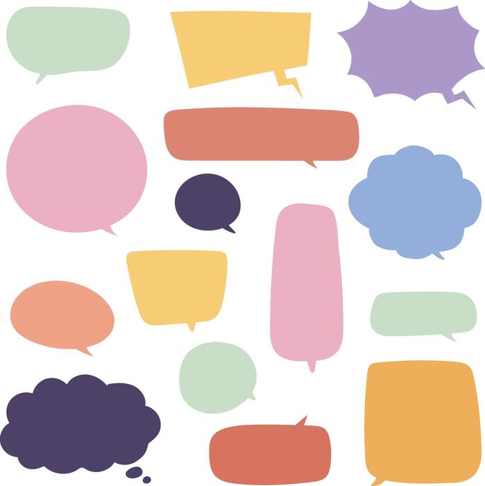 Speech Bubble Clipart Vector Art, Icons, and Graphics for Free Download