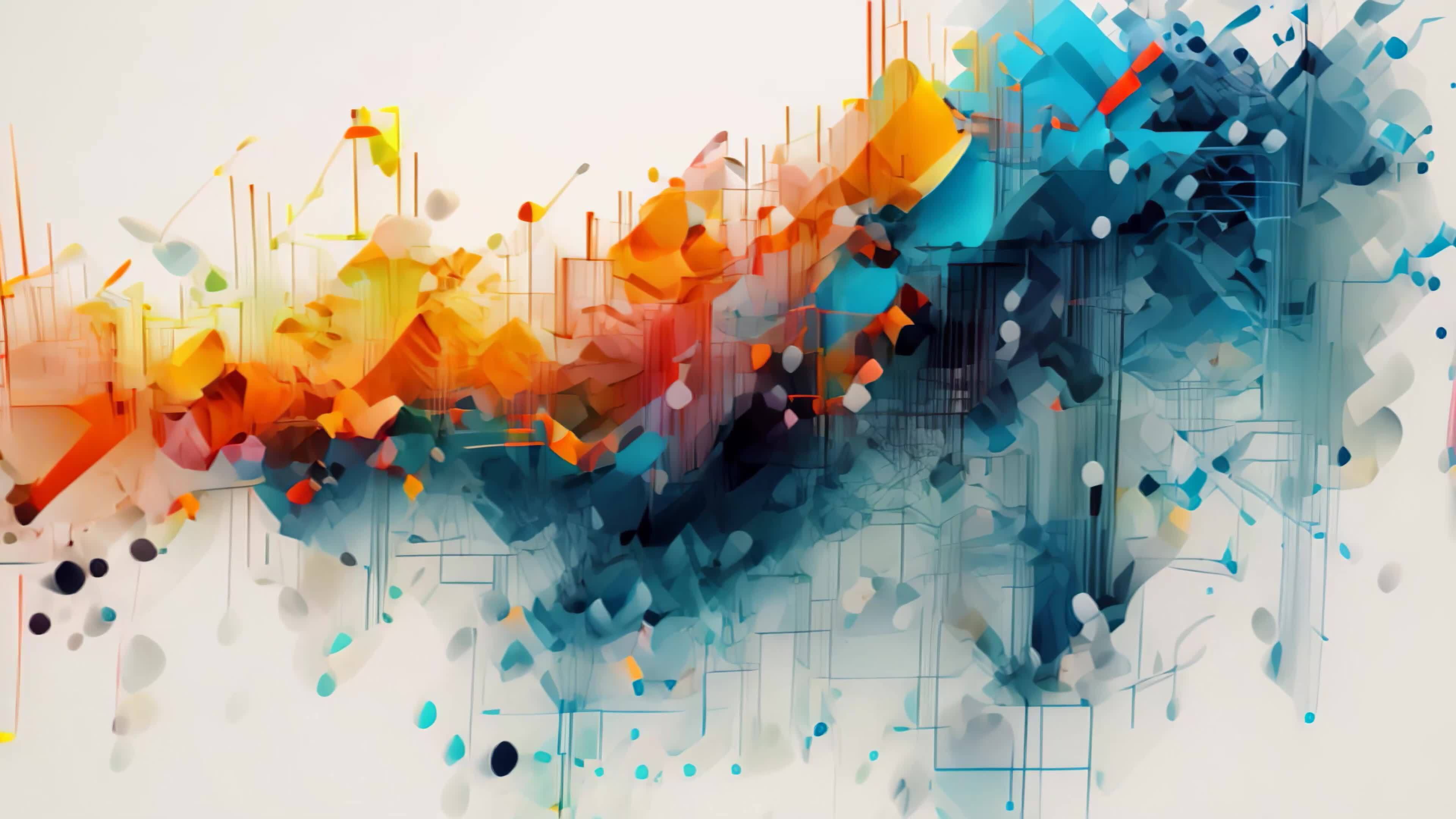 AI generated Abstract technology concept background. Vector ...