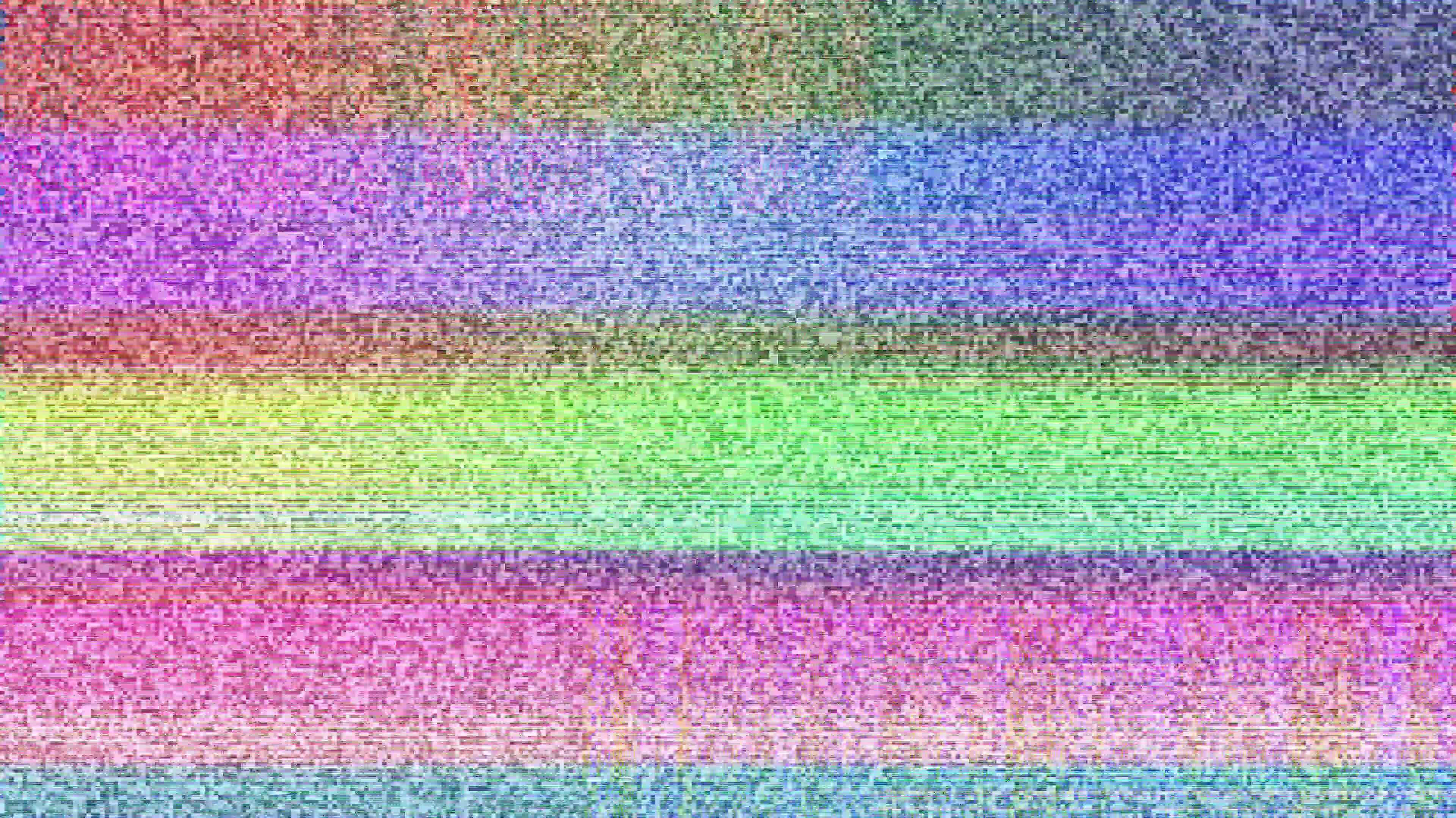 a television screen with a rainbow pattern 42474471 Stock Video at Vecteezy