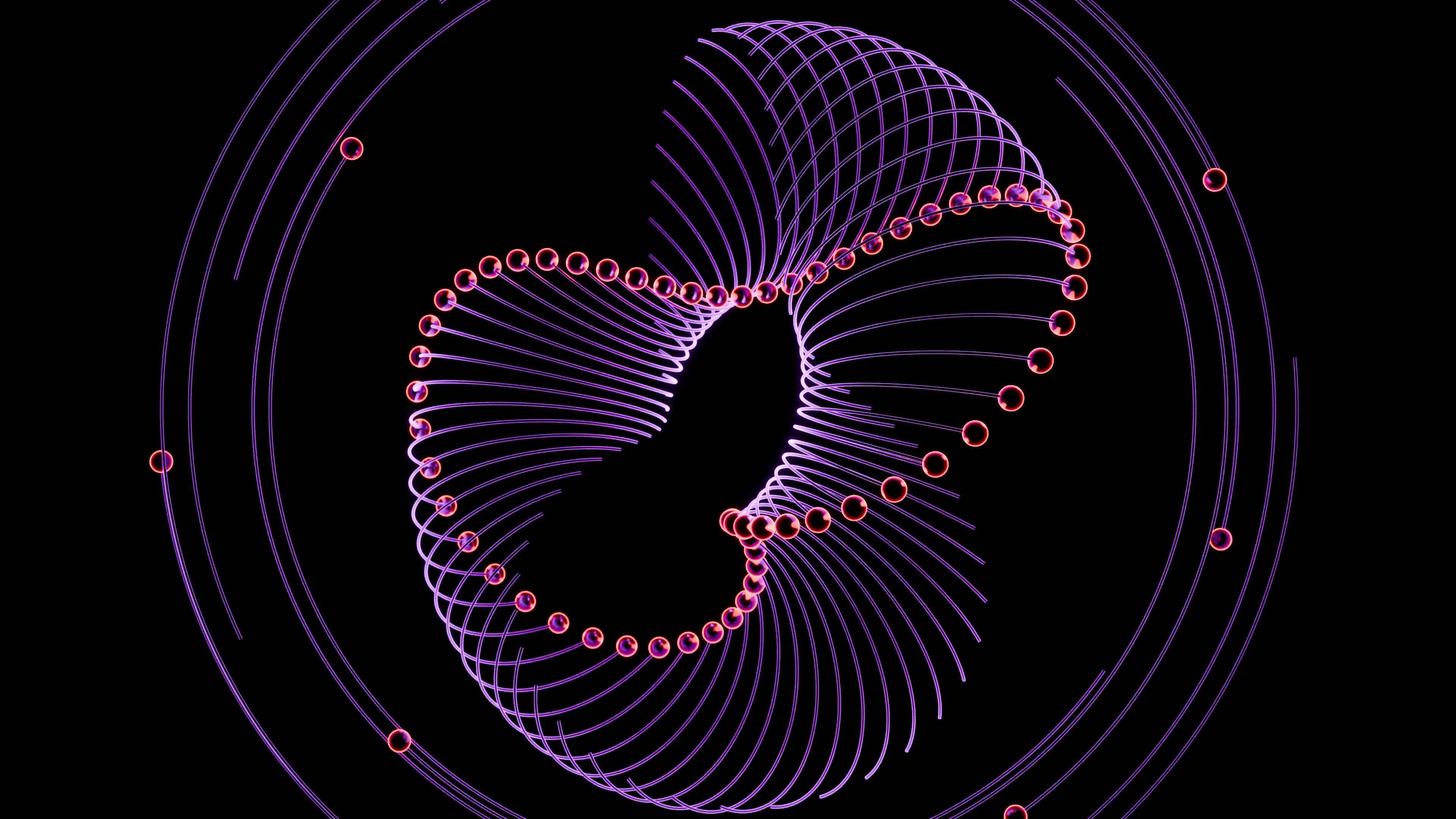 Neon Bubbles Cosmic Animation VJ Loop 42474518 Stock Video at Vecteezy