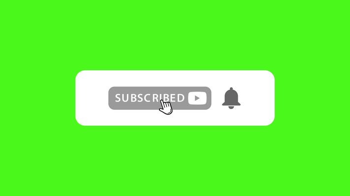 Youtube Subscribe Button Animation Stock Video Footage For Free Download