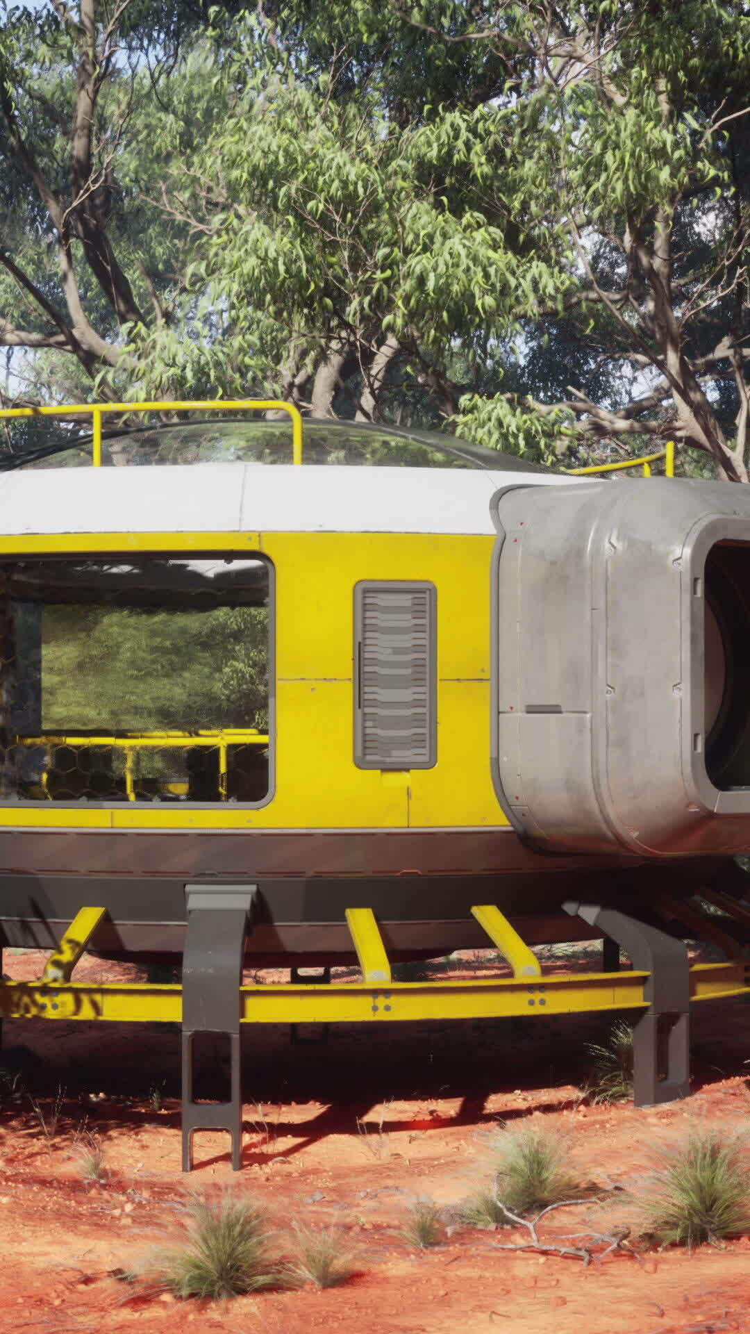 Glass Structure Immersed In Forest Greenery 42535621 Stock Video At Vecteezy