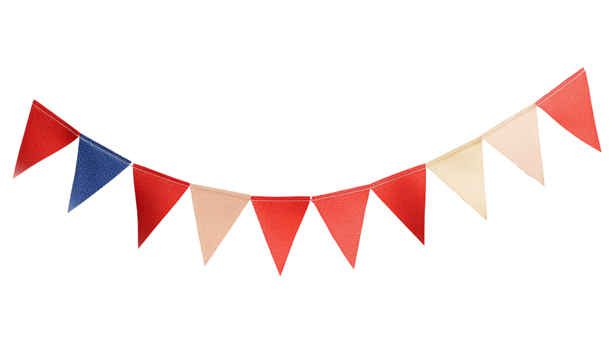 Bunting Flags PNGs for Free Download