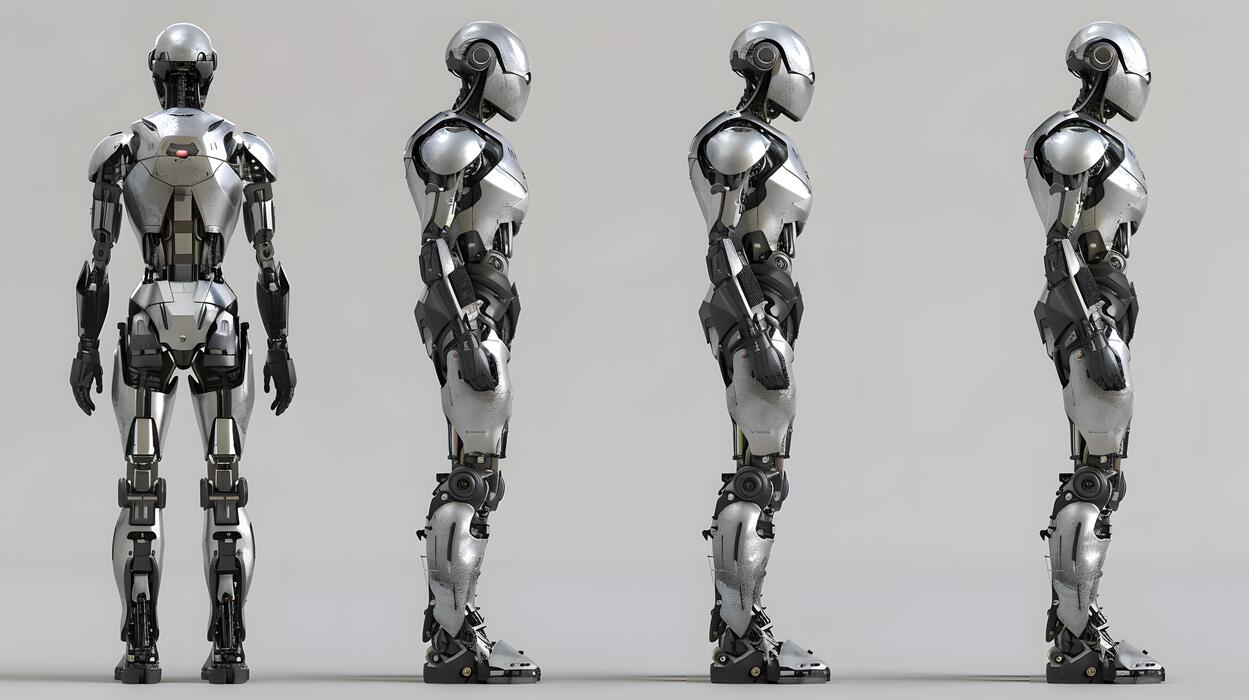 Robot Poses Stock Photos, Images and Backgrounds for Free Download