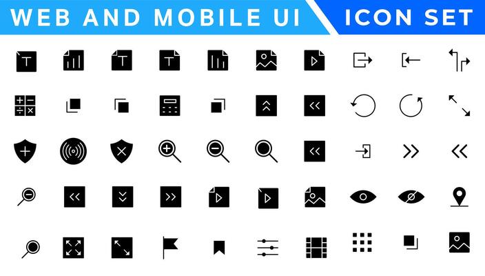 Mobile Ui Icons Vector Art, Icons, and Graphics for Free Download