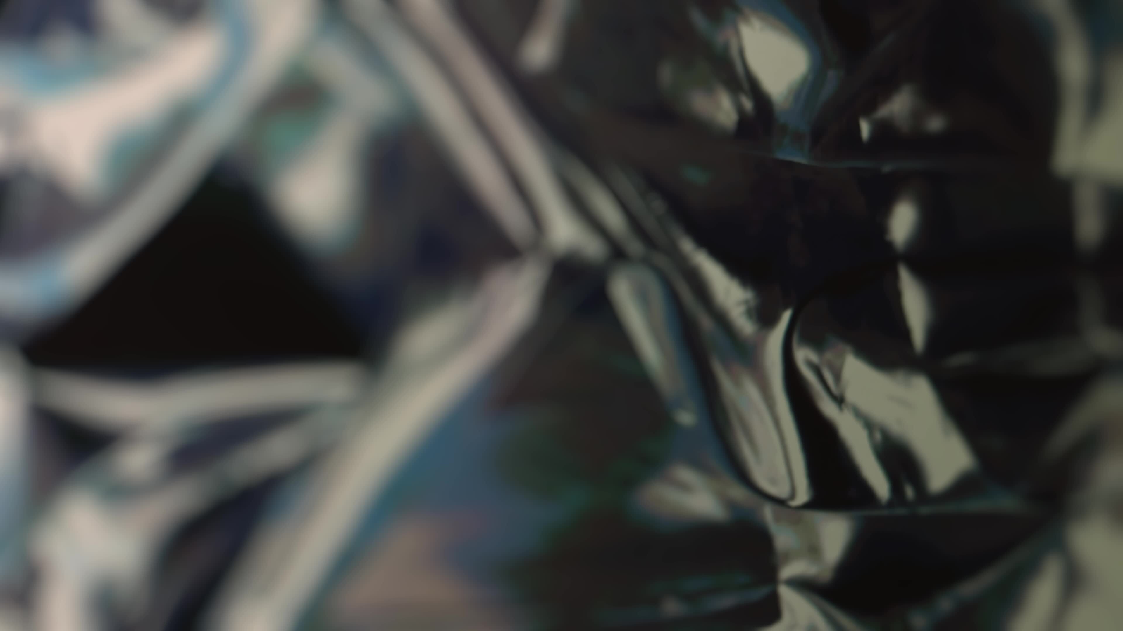 Abstract Background Of Crumpled Aluminium Foil Image Duplication Effect 42623715 Stock Video At