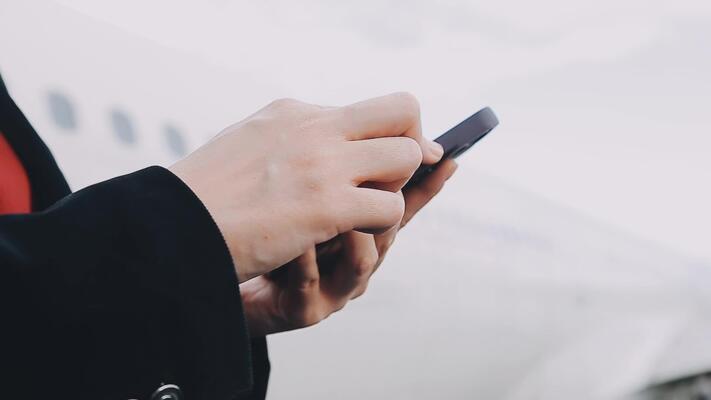 Person Scrolling On Phone Stock Video Footage for Free Download