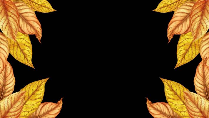 Animated Background Leaves Stock Video Footage for Free Download
