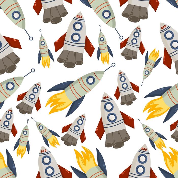 Spaceship Pattern Vector Art, Icons, and Graphics for Free Download