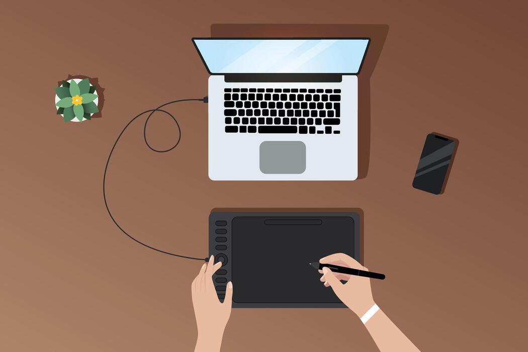 Computer Drawing Vector Art, Icons, and Graphics for Free Download