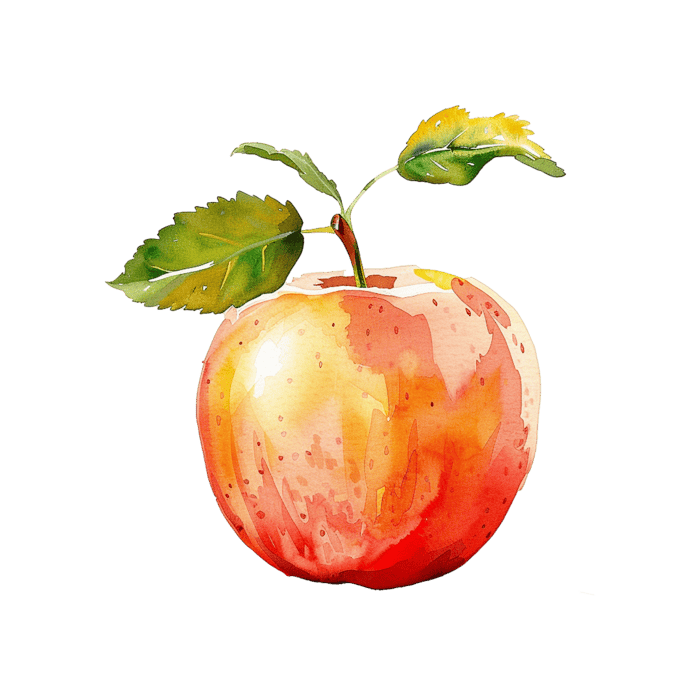 Watercolor Apple PNGs for Free Download