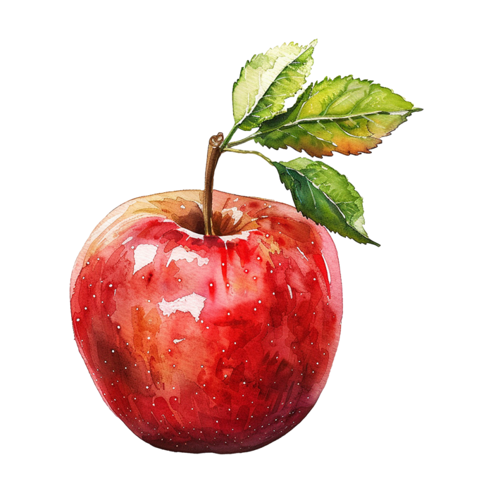 Watercolor Apple PNGs for Free Download