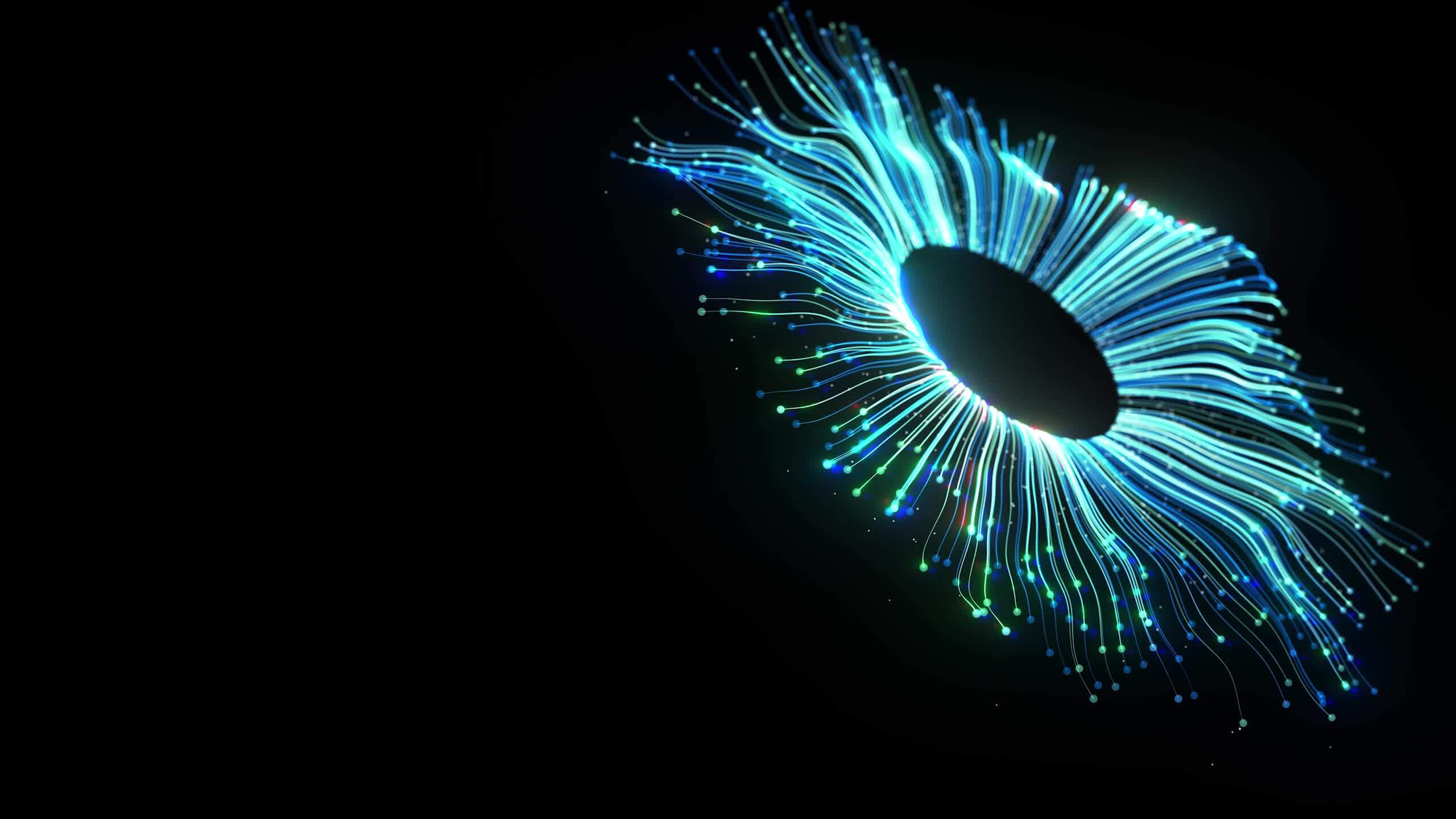 Abstract Line Background Global Connection Network Ai Line Circuit Technology Data Transfer