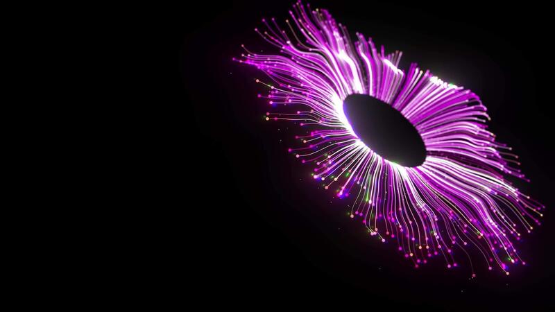 Abstract Line Background Global Connection Network Ai Line Circuit