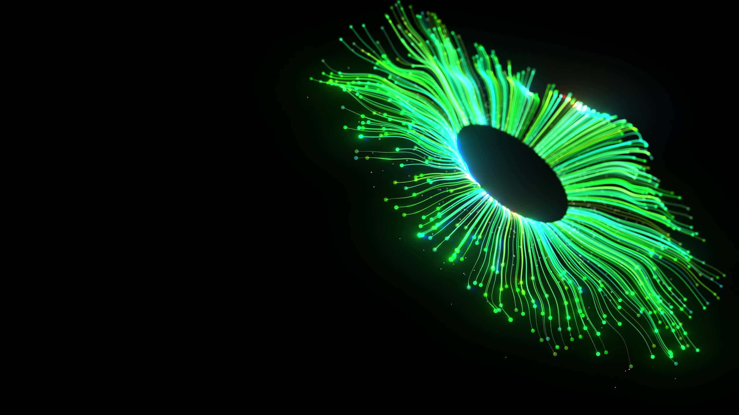 Abstract Line Background Global Connection Network Ai Line Circuit Technology Data Transfer