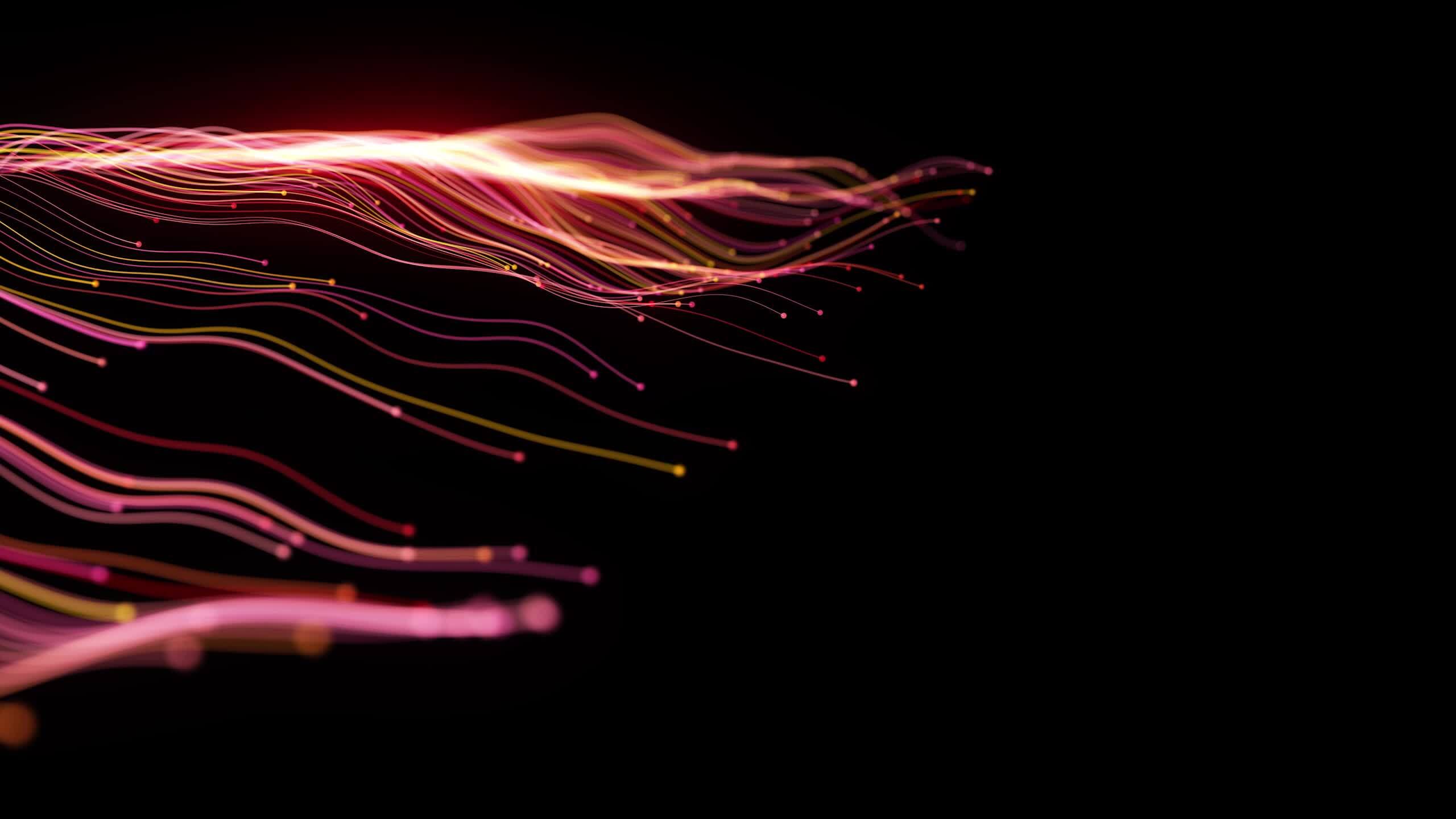 Abstract Line Background Global Connection Network Ai Line Circuit Technology Data Transfer