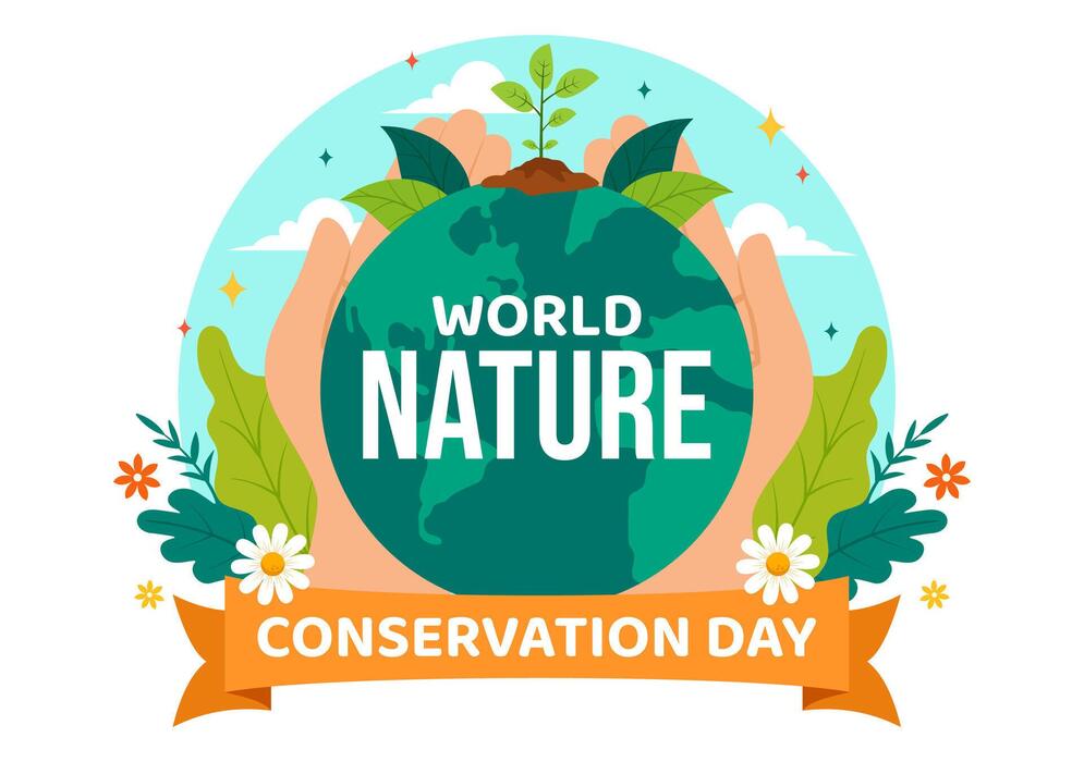 World Nature Conservation Day Vector Art, Icons, and Graphics for Free ...
