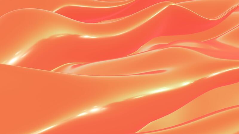 Orange Waves Background Looping
