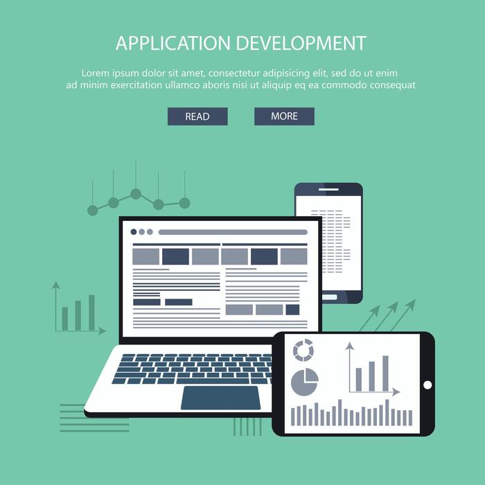 Web Application Development Vector Art, Icons, and Graphics for Free ...