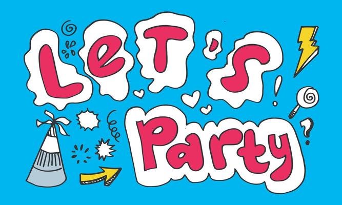 Lets Go Party Vector Art Icons And Graphics For Free Download