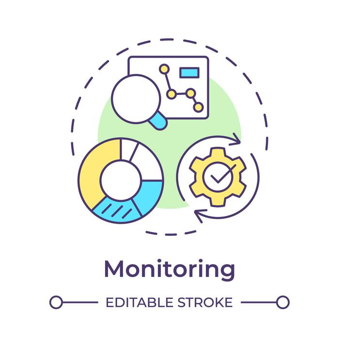 Monitoring System Vector Art, Icons, and Graphics for Free Download