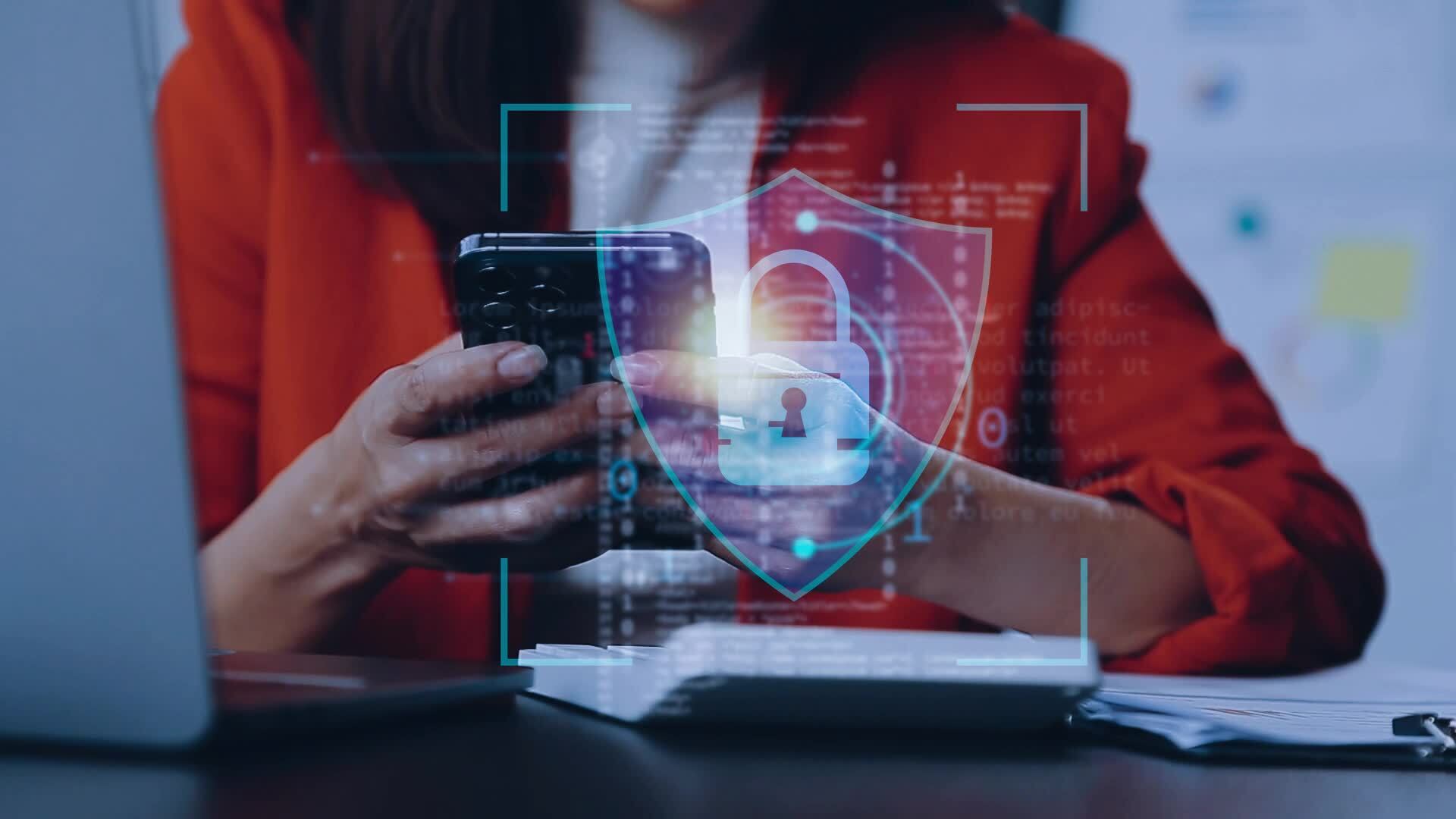 Cybersecurity And Privacy Concepts To Protect Data Lock Icon And