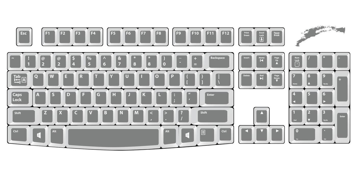 Keyboard Layout Vector Art, Icons, and Graphics for Free Download