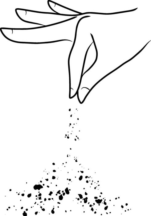 Pinch Of Salt Vector Art, Icons, and Graphics for Free Download