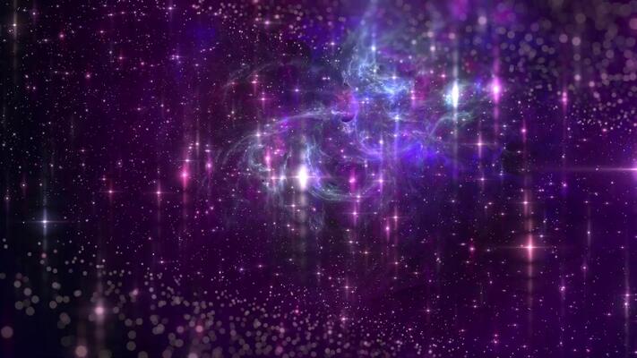 4k sparkling Galaxy Stars Screensaver Animation