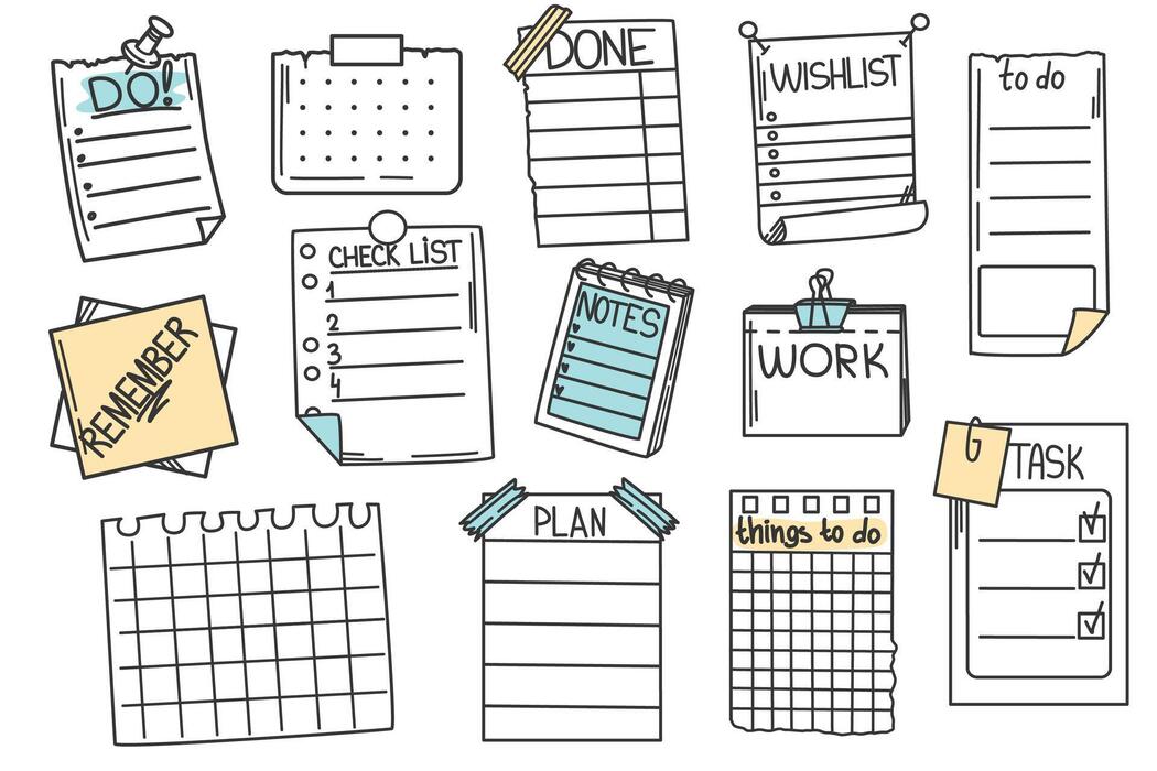 Planner Clipart Vector Art, Icons, and Graphics for Free Download