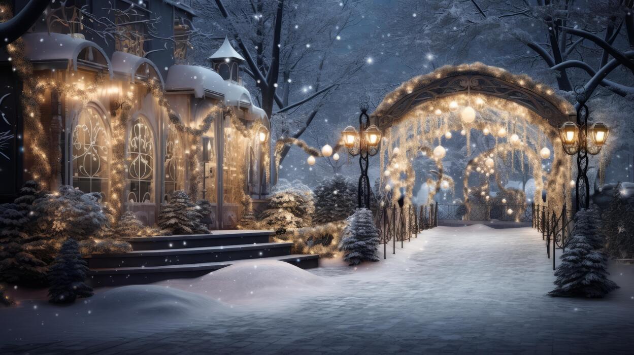 Winter Wonderland Christmas Stock Photos, Images and Backgrounds for ...