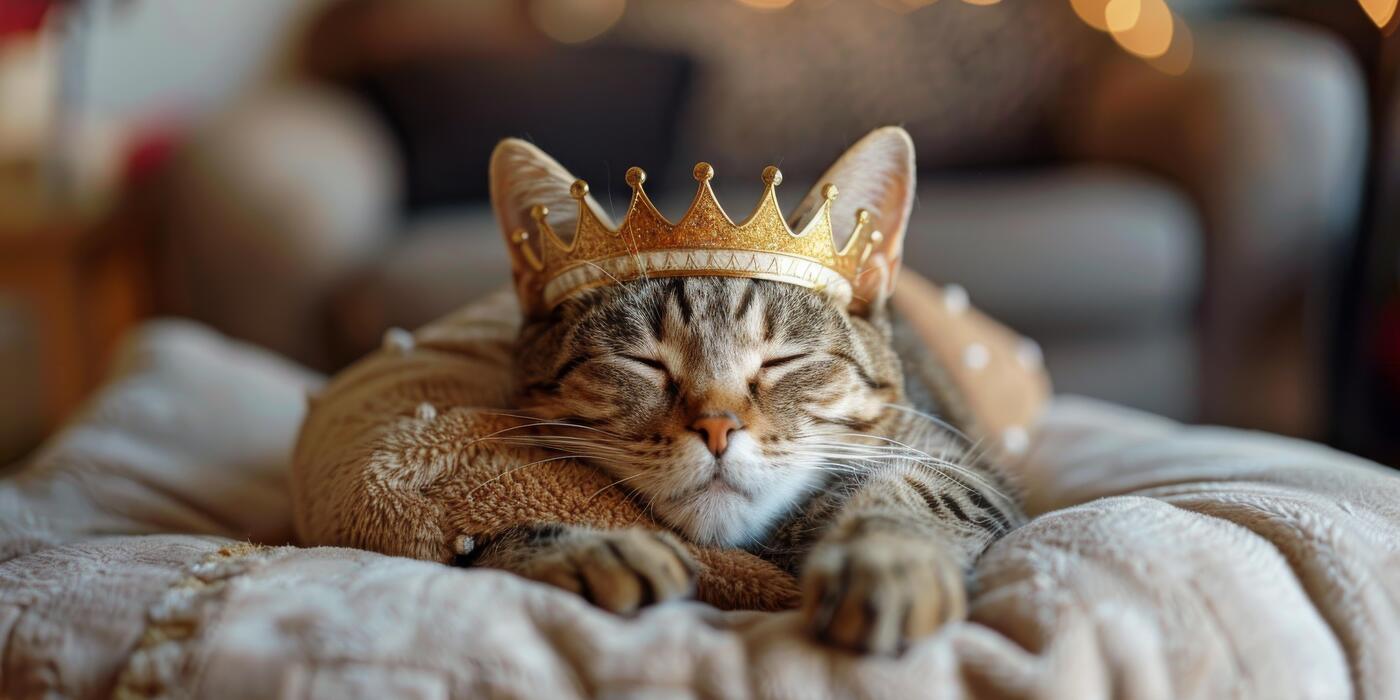 Cat Crown Stock Photos, Images and Backgrounds for Free Download