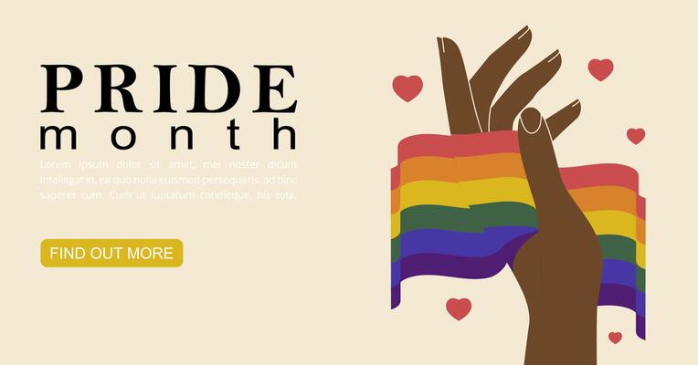 Pride Month Banner Vector Art Icons And Graphics For Free Download