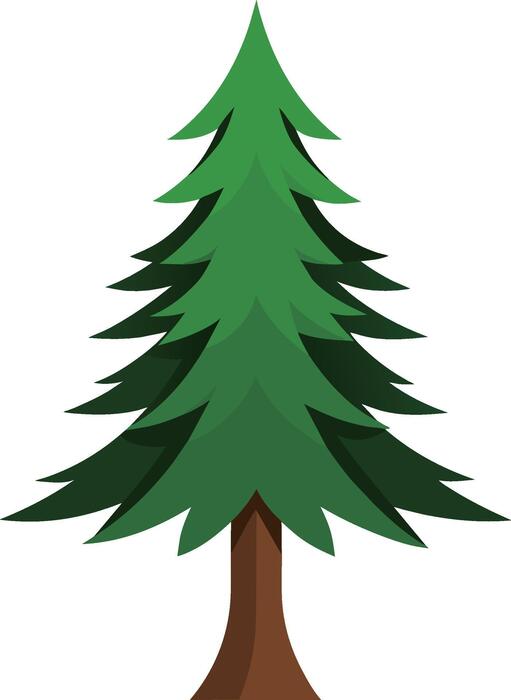 Simple Pine Tree Vector Art, Icons, and Graphics for Free Download