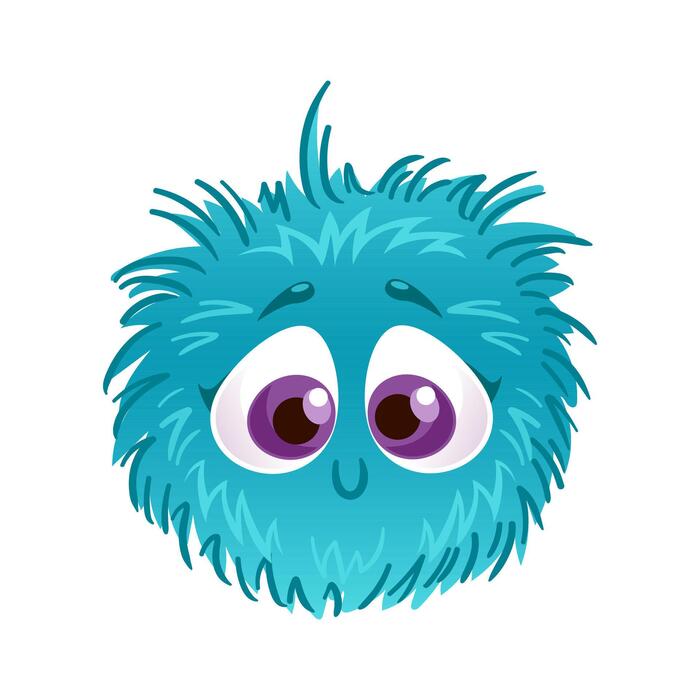 Fuzzy Monster Vector Art, Icons, and Graphics for Free Download