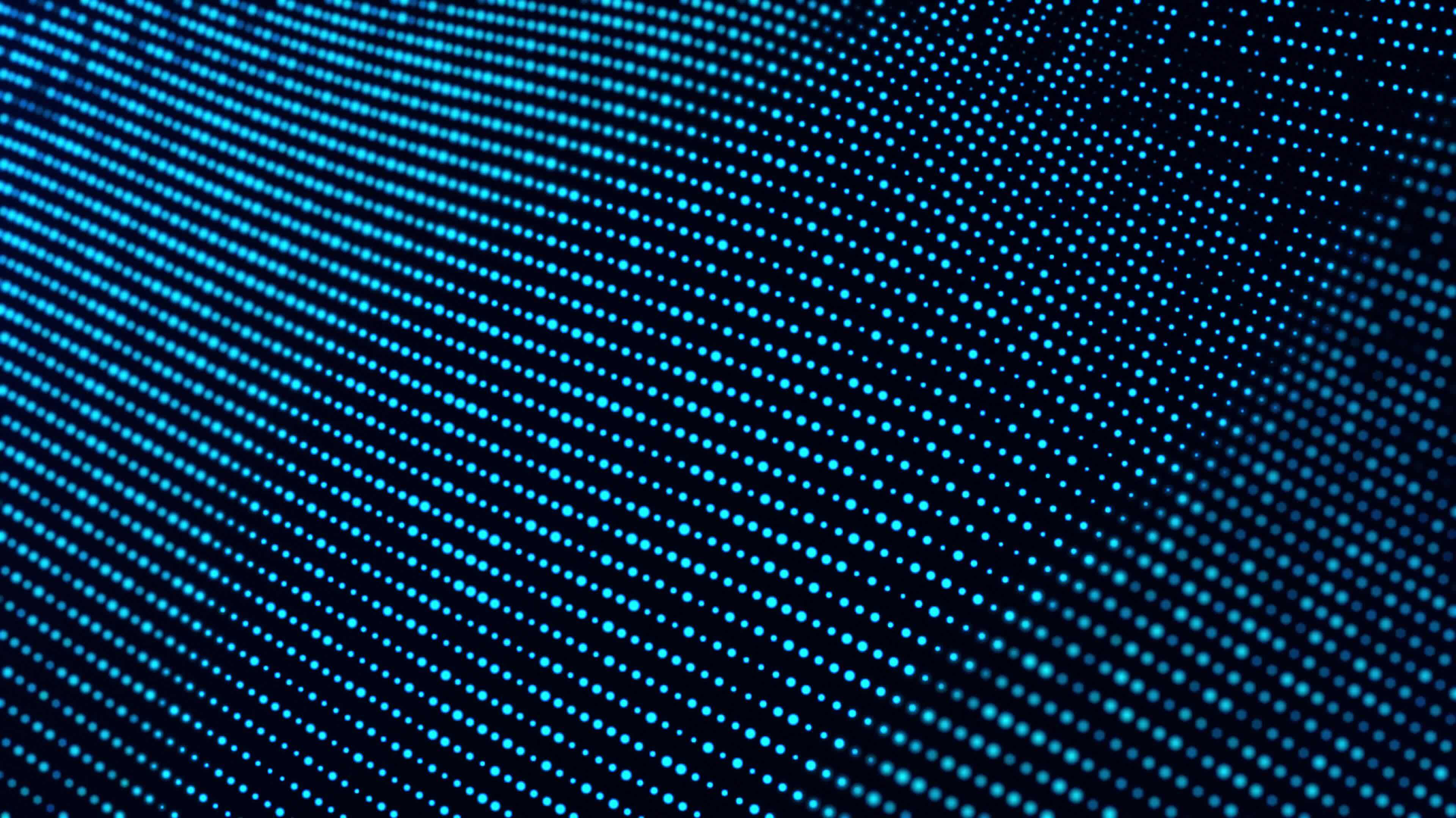 Abstract digital dynamic particle waves with light motion lights background, data flow, cyber ...