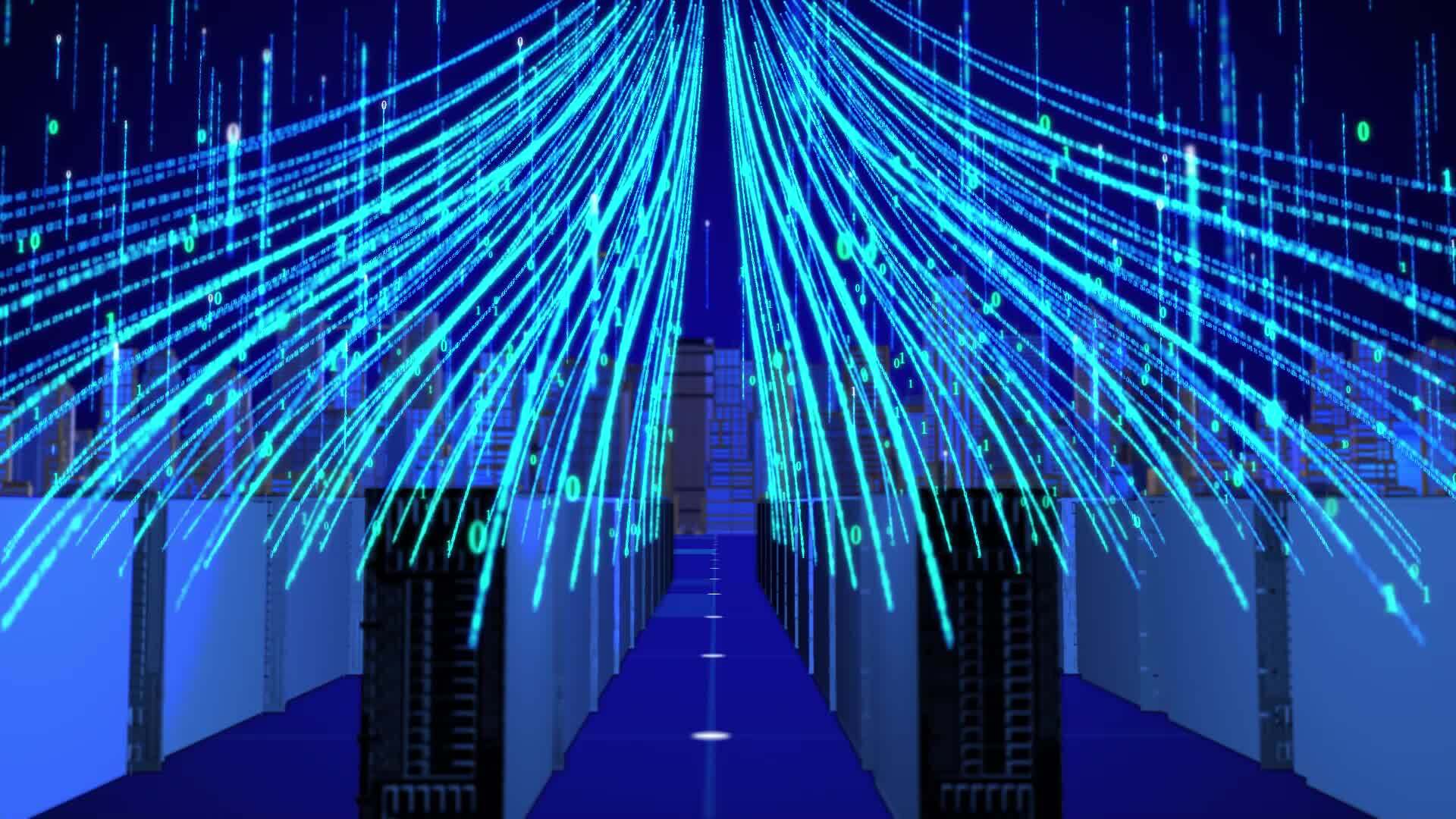 Cloud Computing And Big Data Server Data 43228753 Stock Video At Vecteezy