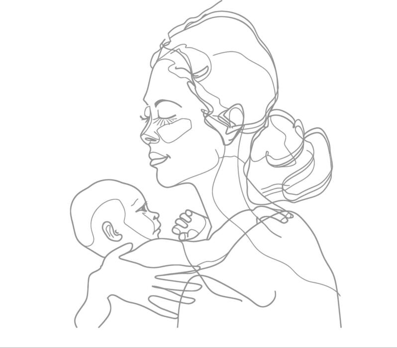 Mother And Baby Line Art Vector Art, Icons, and Graphics for Free Download