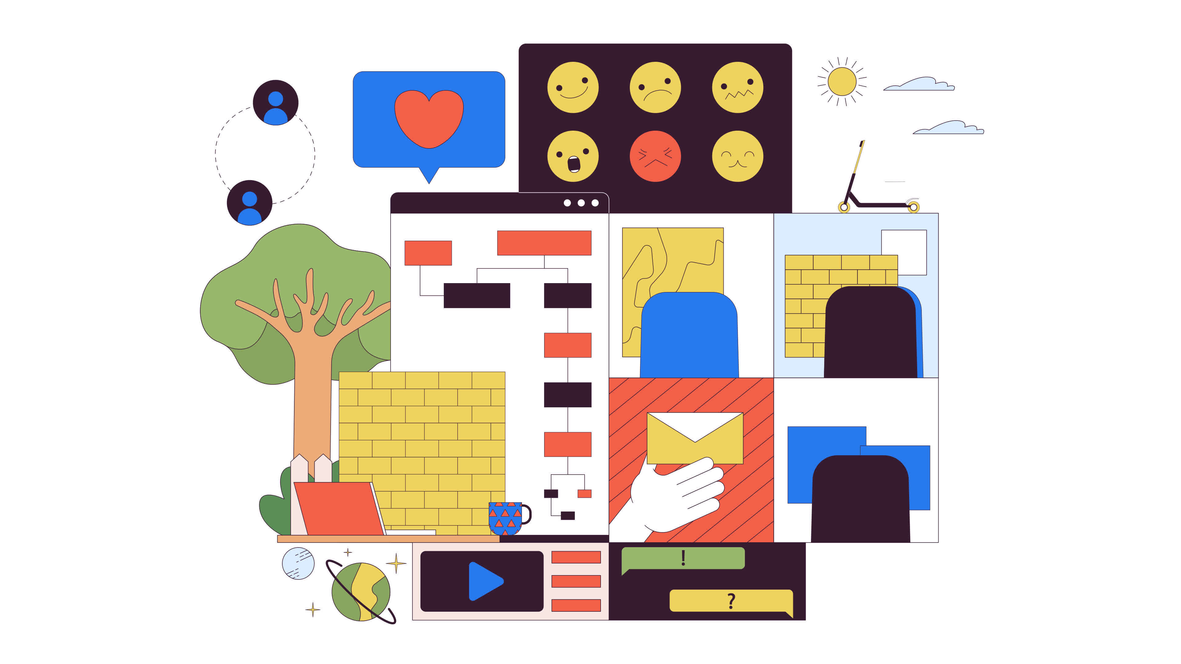 Software development technology line 2D objects animation. Programming ... Software development technology line 2D objects animation. Programming ...