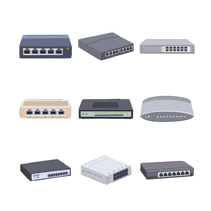 Network Switch Vector Art, Icons, and Graphics for Free Download