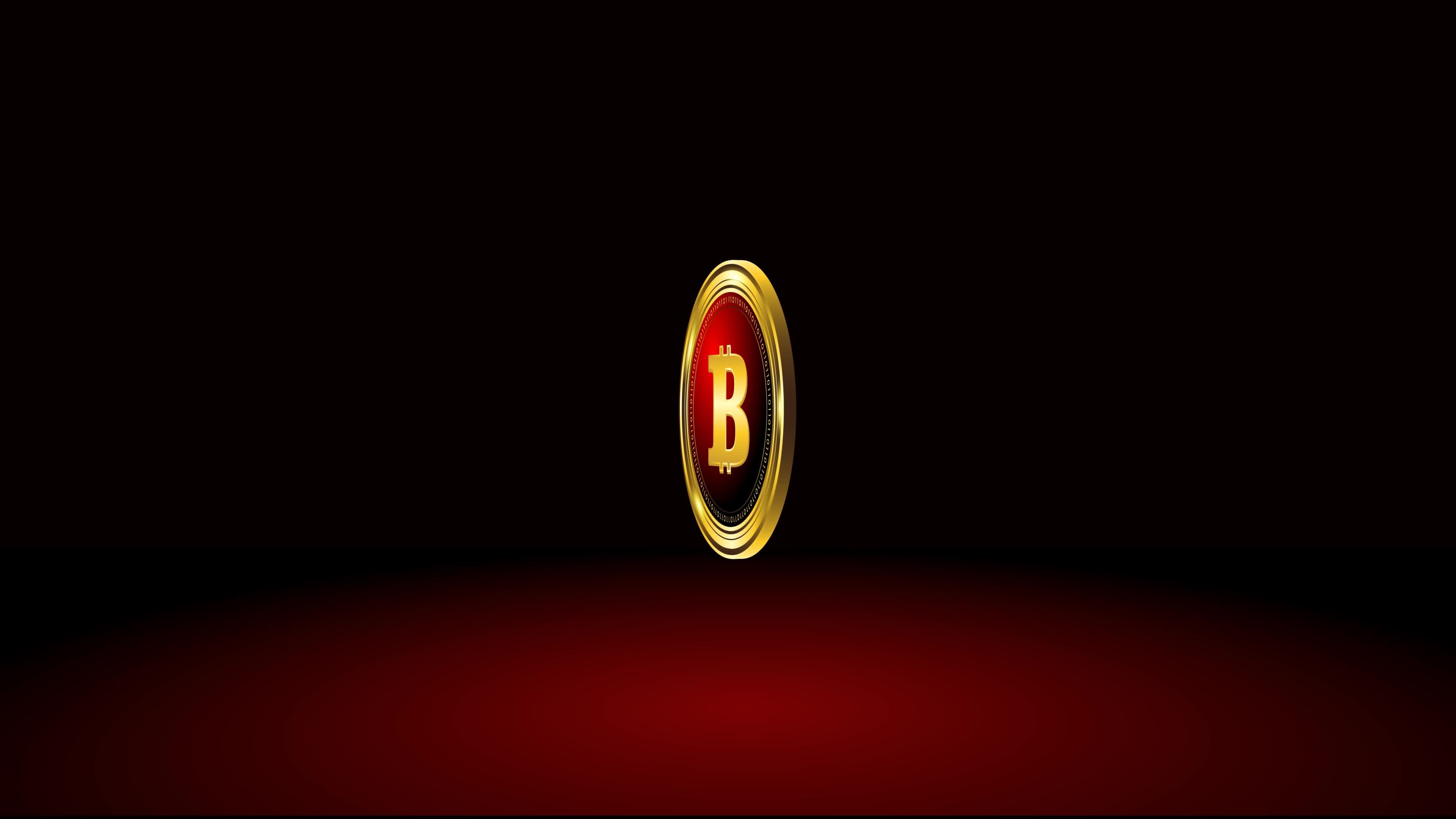 Bitcoin Cryptocurrency 3d Rotation Effect 43273785 Stock Video At Vecteezy